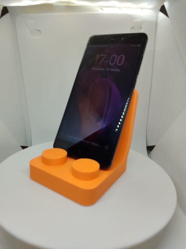 Stand telefono Lego arancio – Amazing World